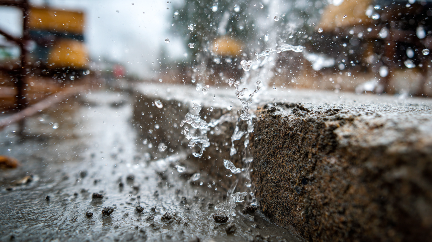 How Vetrofluid Protects Fresh Concrete from Rain – Field Test