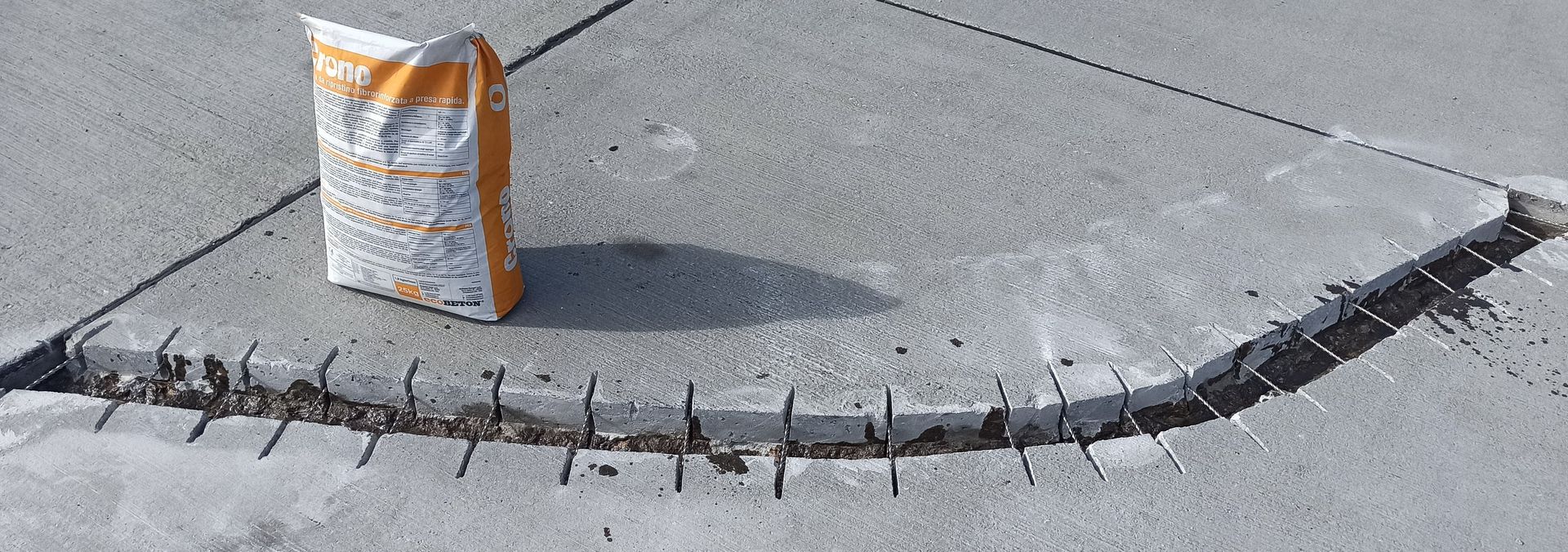 Extra strong repair mortar new technology concrete